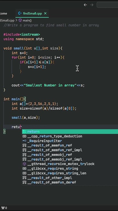 Find Minimum Value In Array Codebucketht π₯π₯ Youtube