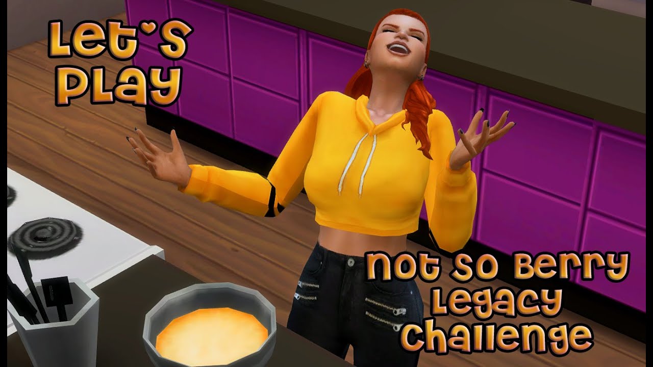 The Sims 4 - Not So Berry Challenge (6th Gen: Orange) Part 1 - YouTube