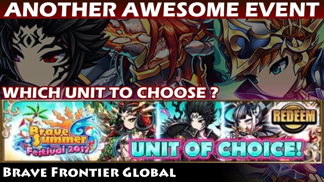 Summer's Unit of Choice Event! Who's The Best Unit To Choose? (Brave ...