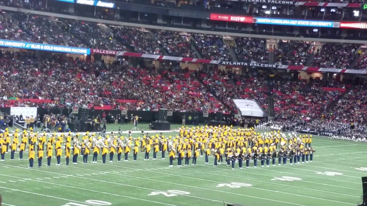 NC A&T Blue and Gold Marching Machine - YouTube