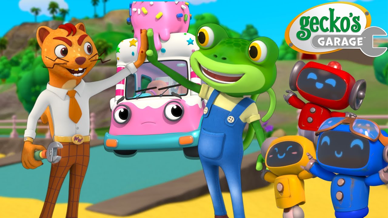Gecko & Weasel Work Together! | Gecko's Garage | Trucks For Children ...