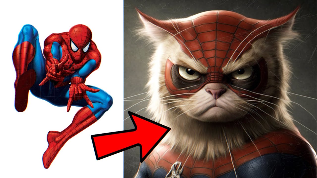 AVENGERS but GRUMPY CAT - VENGERS 💥 Marvel & DC - YouTube