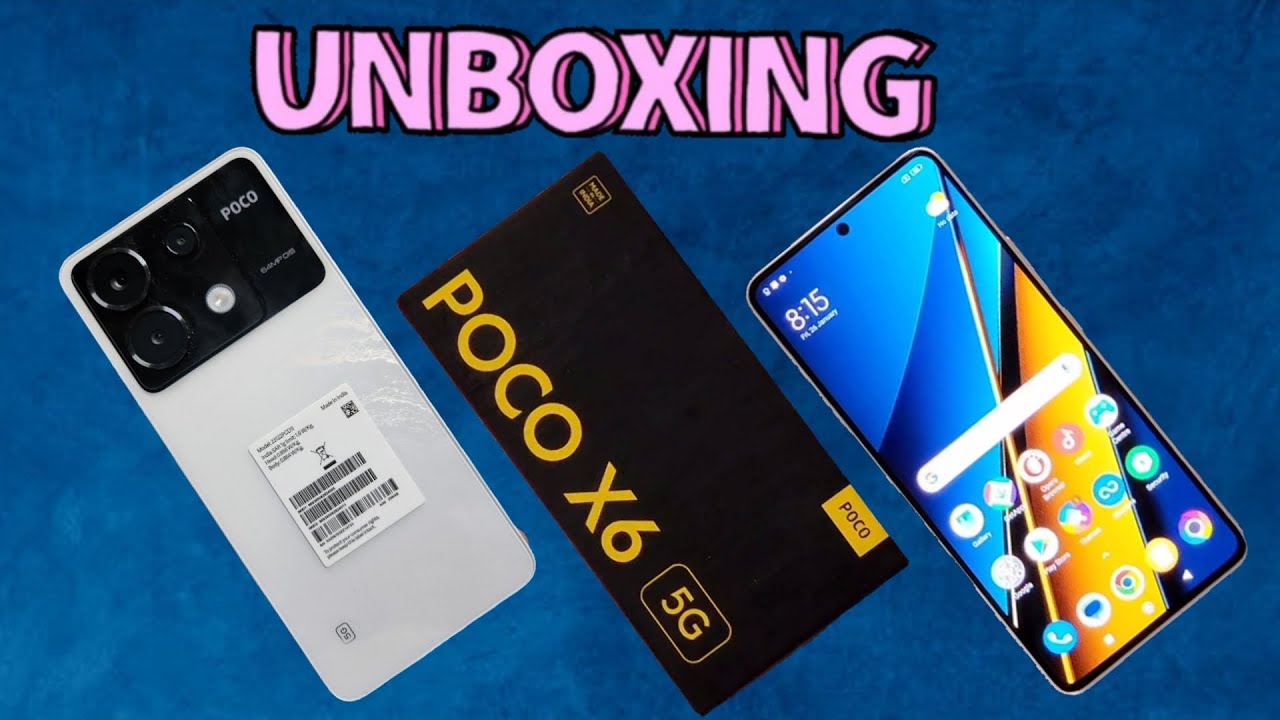 poco x6 5g unboxing and first look #smartphone #tech #yesdontec # ...