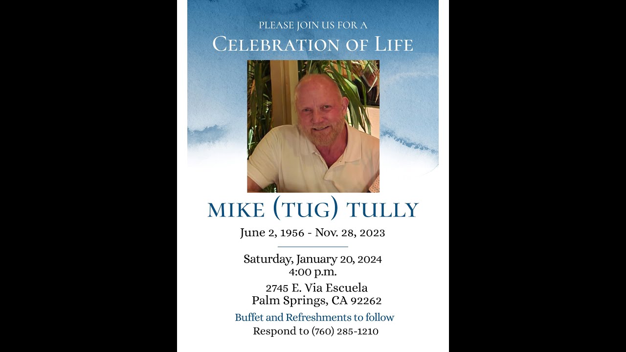 Celebration of Life for Michael J Tully - YouTube