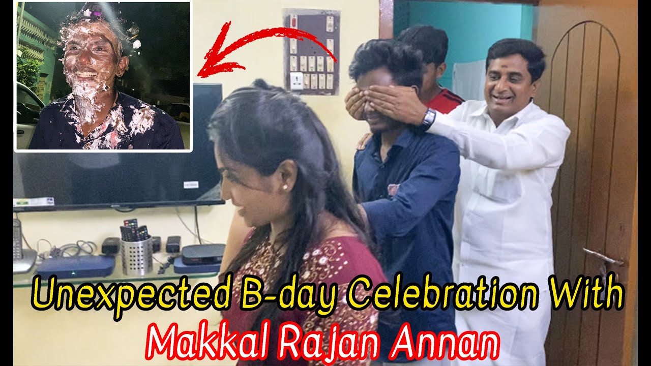 Unexpected B-day Celebration With Makkal Rajan Annan | Vishwa very ...