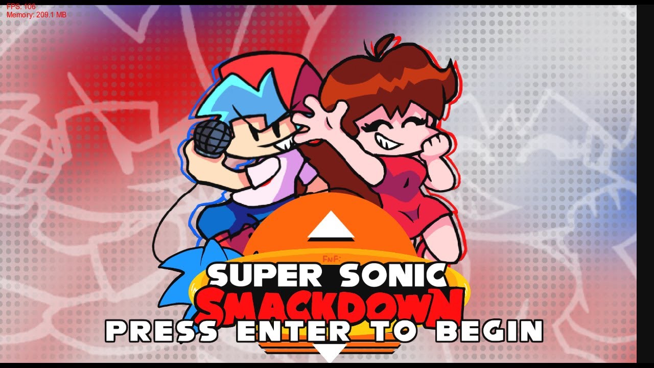 SUPER SONIC SMACKDOWN FNF MOD - YouTube