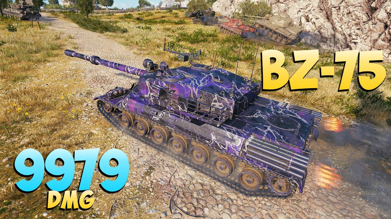 BZ-75 - 7 Kills 9.9K DMG - Serious device! - World Of Tanks - YouTube