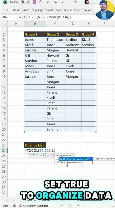 Excel Trick: Stop Consolidating Data Manually! Use TOCOL Instead! 🚀 - YouTube