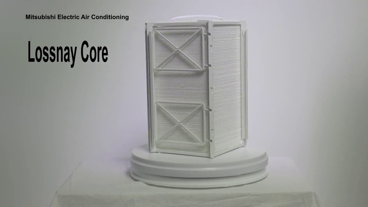 Mitsubishi Electric Air Conditioning Lossnay Core - YouTube