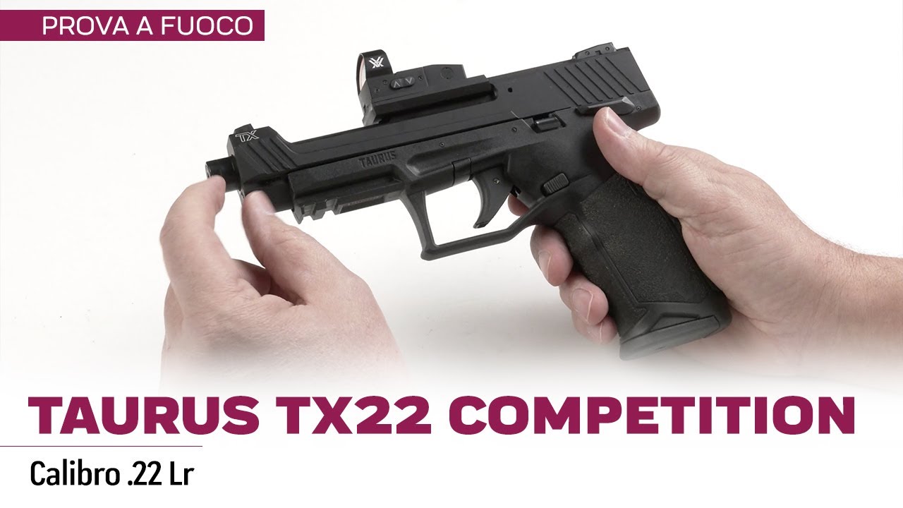 Taurus Tx22 Competition cal. 22 Lr - Recensione e prova a fuoco - YouTube