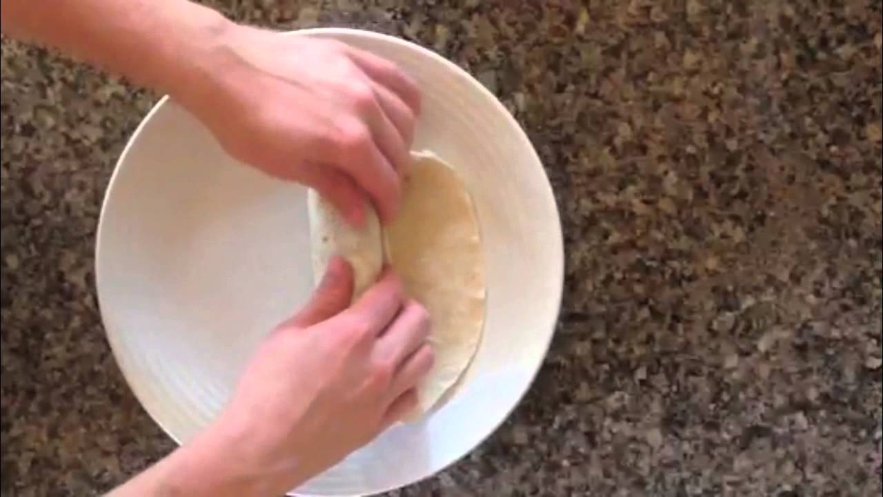 How to fold a burrito - YouTube