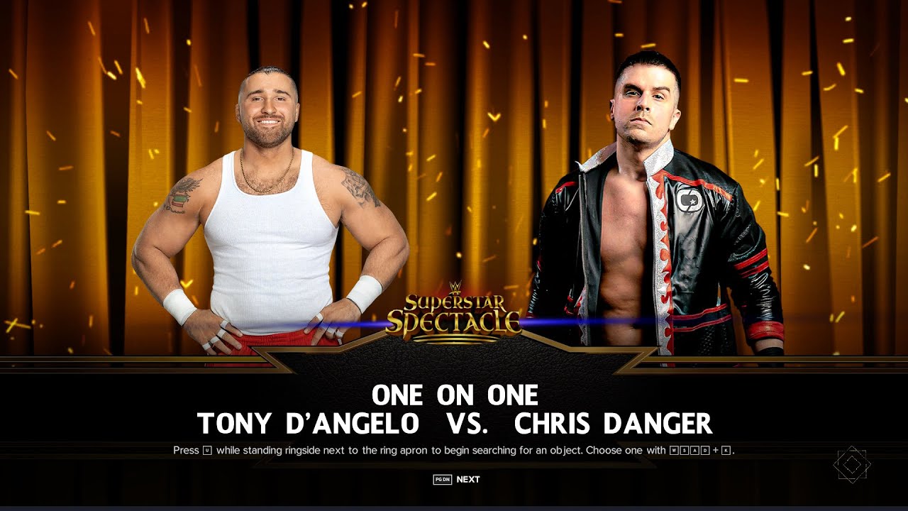 [ superstar spectacle spring 1 round ] - tony d'angelo vs chris danger ...
