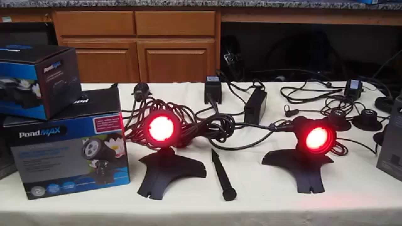PONDMAX LIGHTING TUTORIAL - YouTube