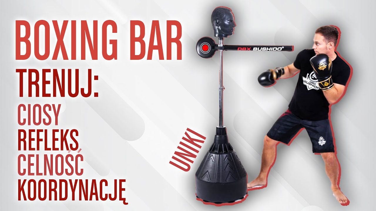 DBX BOXING BAR 140 - 190 cm 85 kg - Drążek bokserski, sparingowy ...