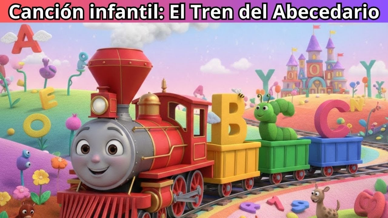 Viaja con el Tren del Abecedario 🔤 | Canción para Niños - YouTube