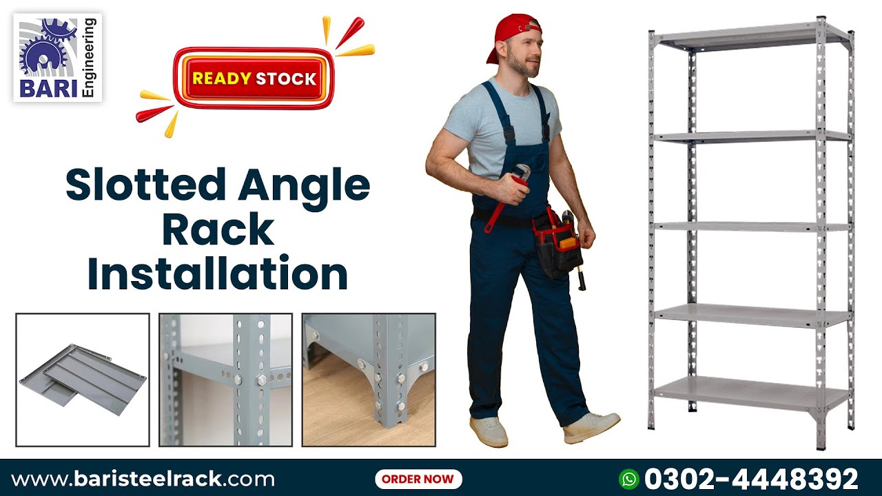 Slotted Angle Rack Installation | Slotted Angle Rack | Bari Engineeirng ...