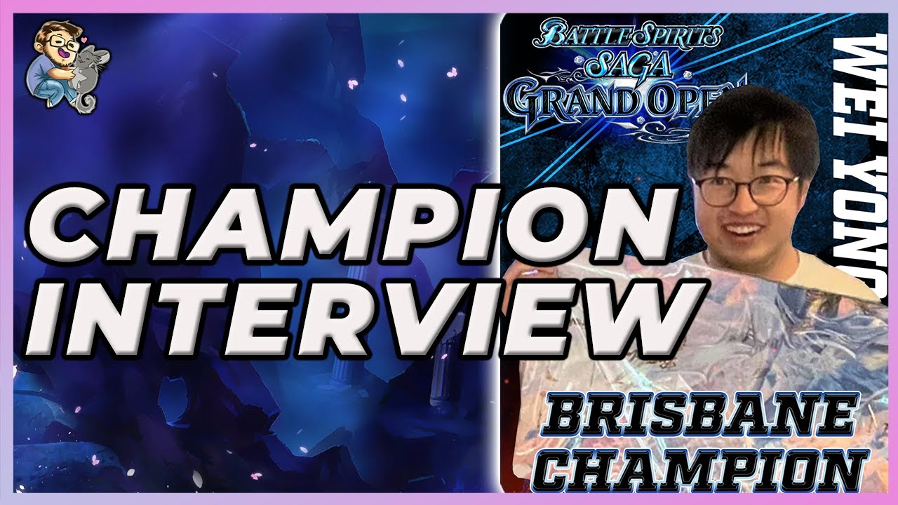 Brisbane Grand Open Winner Interview w/ Wei Yong! | Battle Spirits Saga ...