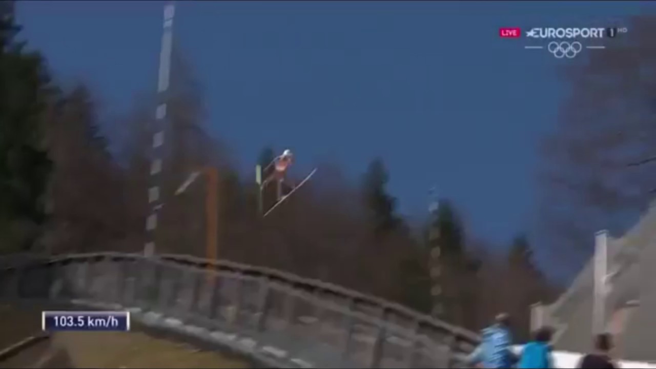KAMIL STOCH-PLANICA 2017-DRUGA SERIA-KONKURS DRUŻYNOWY -HILL RECORD ...