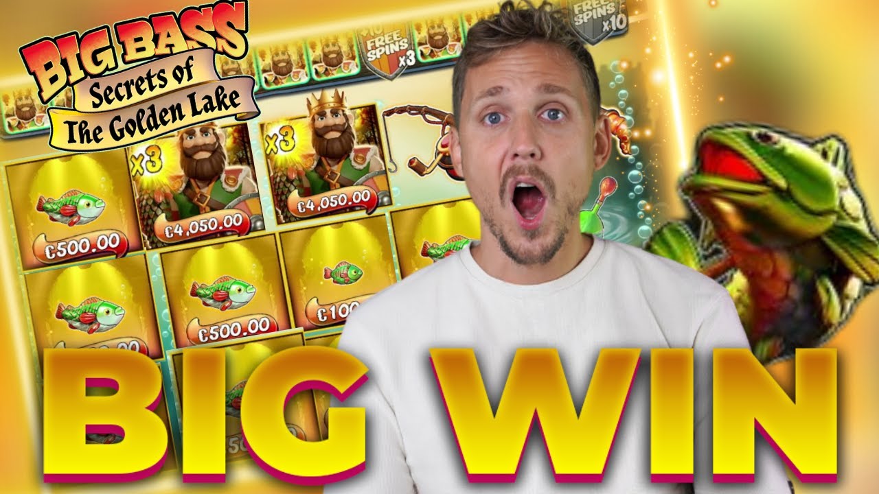 NEW BIG WIN - BIG BASS SECRETS OF THE GOLDEN LAKE - NEW GAME - WITH ...