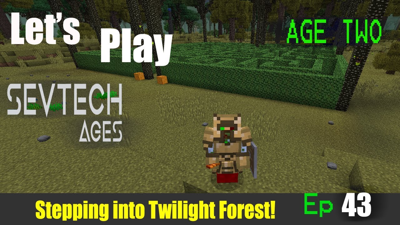 Minecraft Sevtech Ages 2nd Run Ep 43: Entering the Twilight Forest Portal! - YouTube