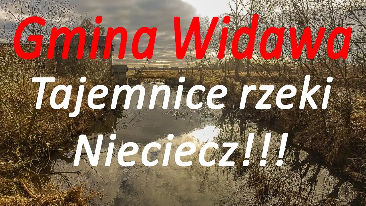 Gmina Widawa - spacer brzegami rzeki Nieciecz. - YouTube
