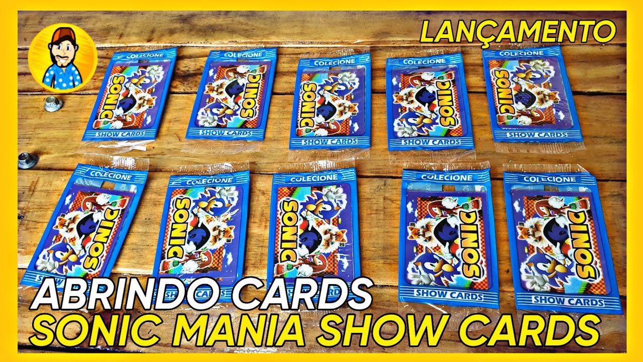 ABRINDO OS NOVOS CARDS DE SONIC DA SHOW CARDS - YouTube