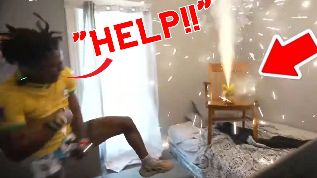 IShowSpeed lights pikachu firework *AGAIN*!! - YouTube