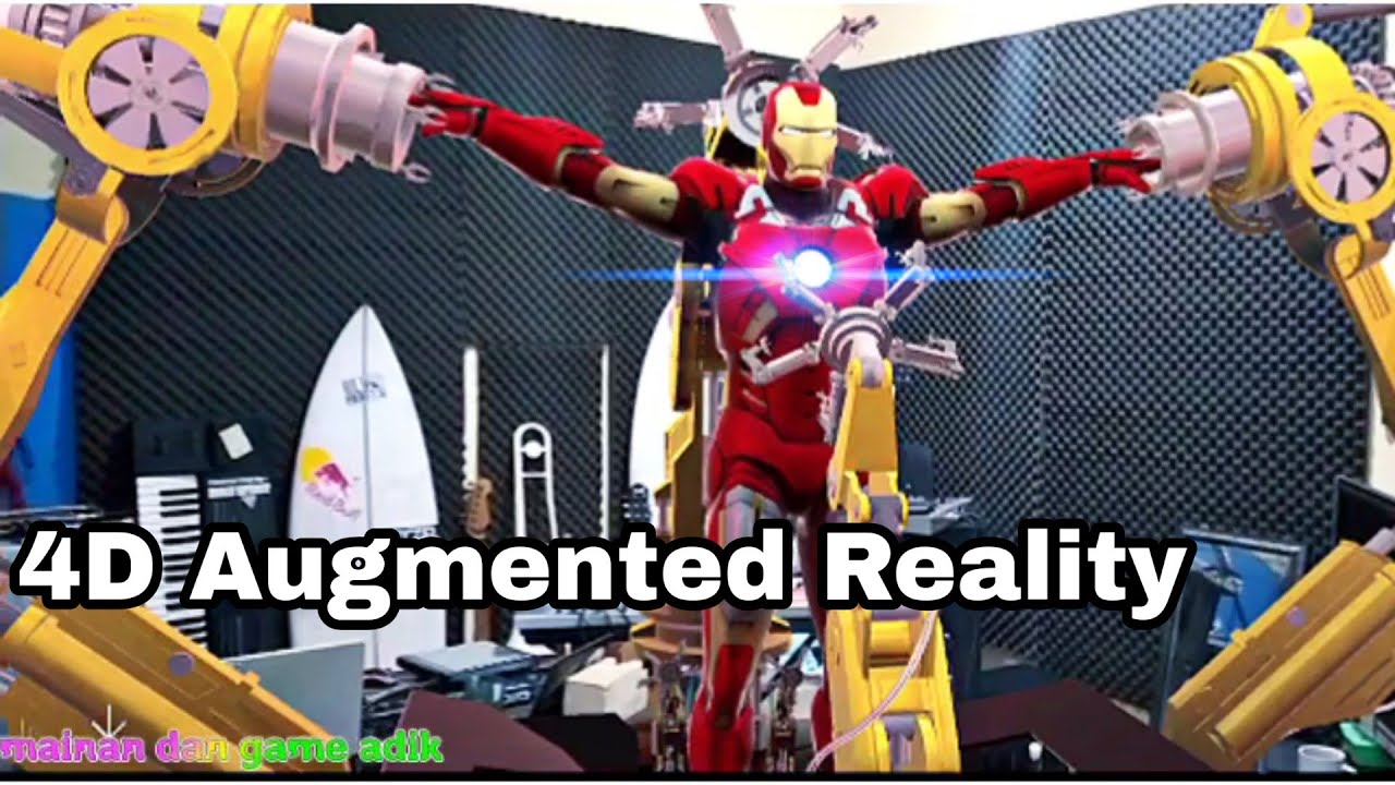 Life size Iron Man AR AUGMENTED REALITY 4D Hot Toys 2020 - YouTube