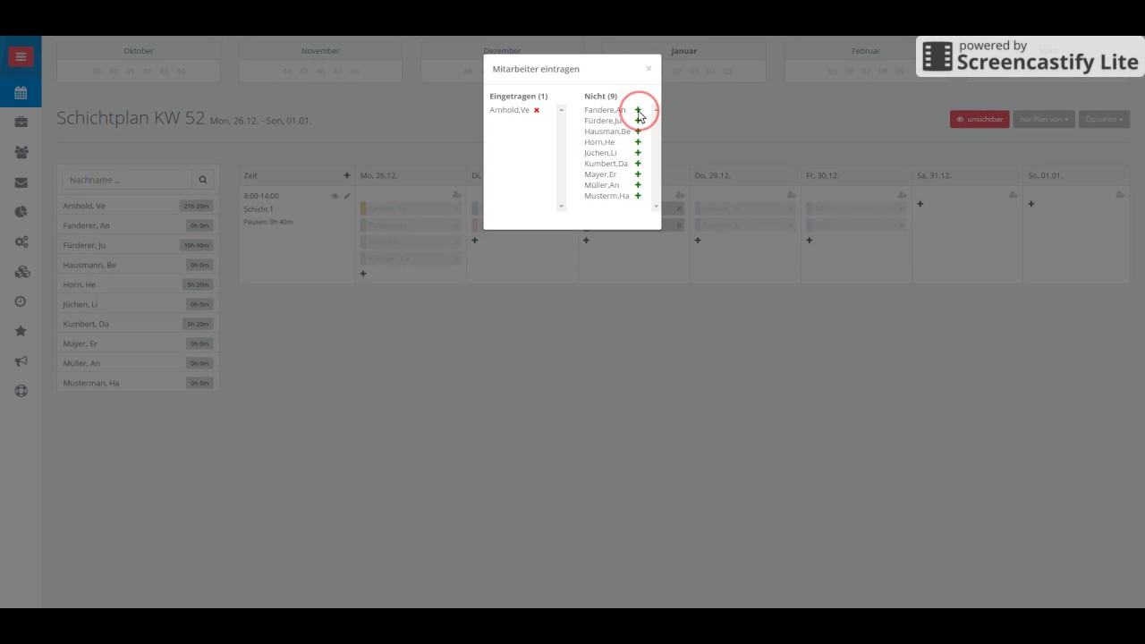 Schichtplaner Software Kostenlos - YouTube