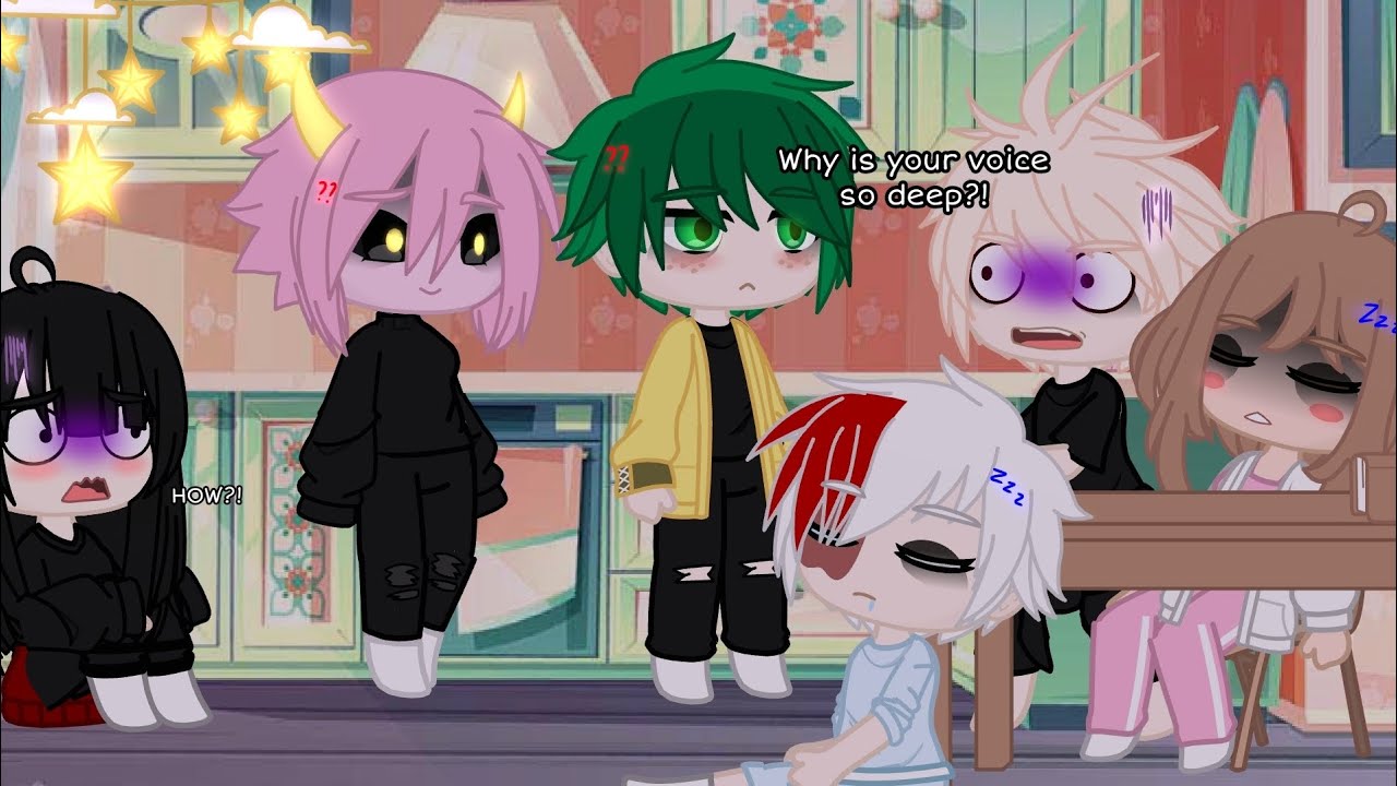 Dekus Voice in the Morning... || Bnha/Mha || Skit || ft.Izuku || Pt.2 ...