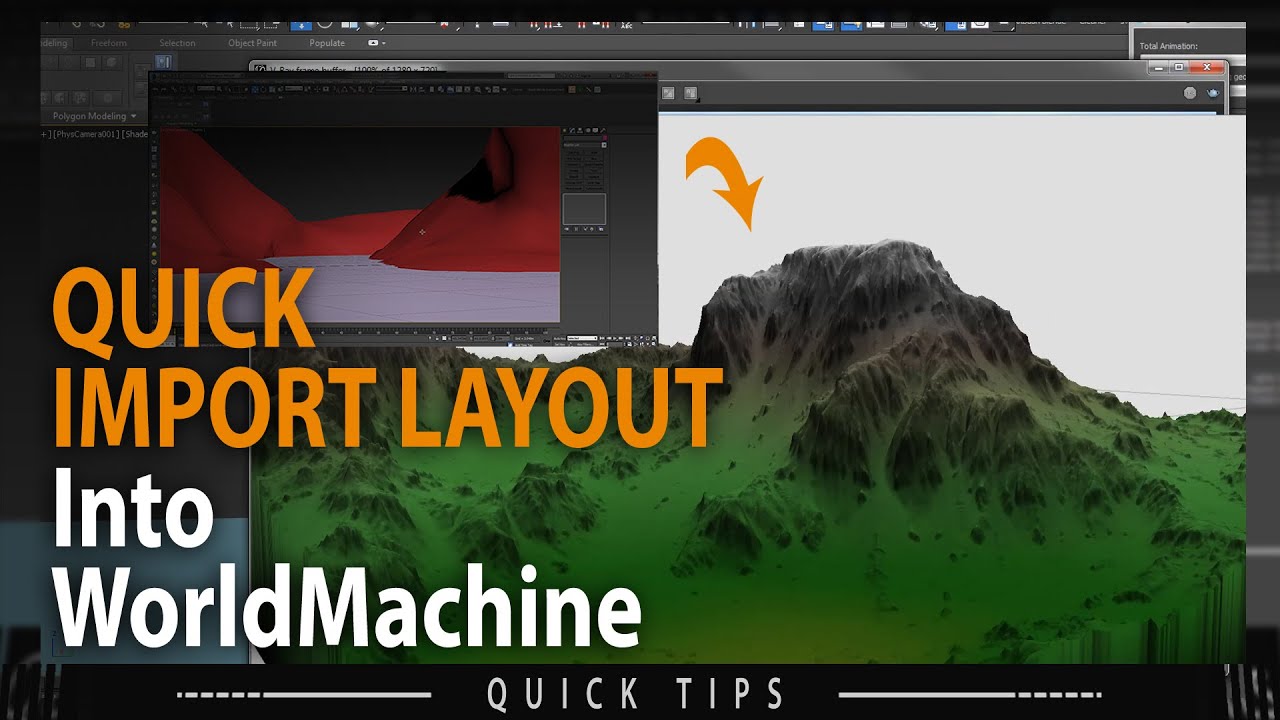 Worldmachine layout import Tips&trick 3.2 - YouTube