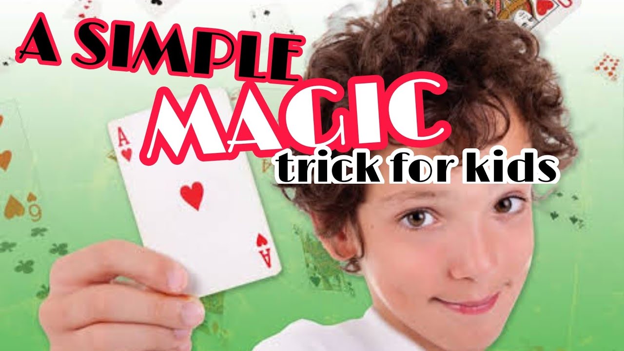A simple magic trick for kids/card magic/card games 😂😂 - YouTube