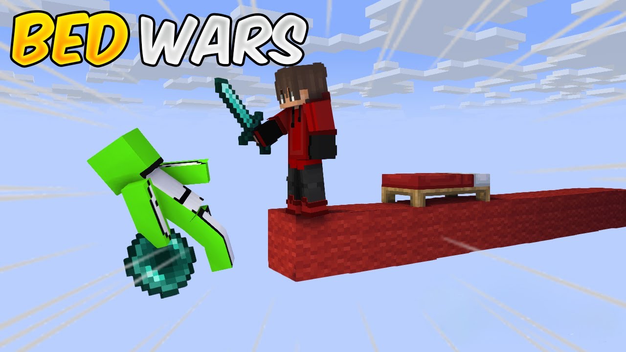 Playing BedWars in Minecraft #5 - YouTube