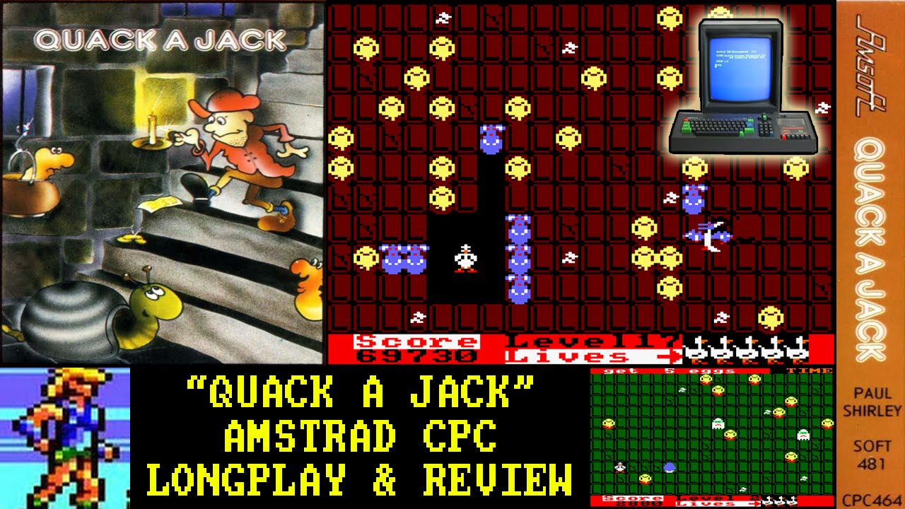 [AMSTRAD CPC] Quack A Jack - Longplay & Review - YouTube