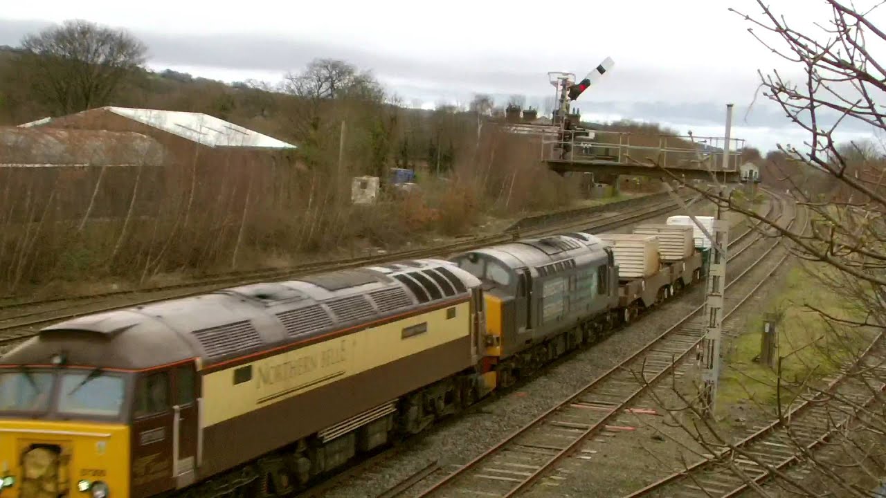 Holywell Junction 19.2.2016 - Northern Belle 57305 & DRS 37602 on ...