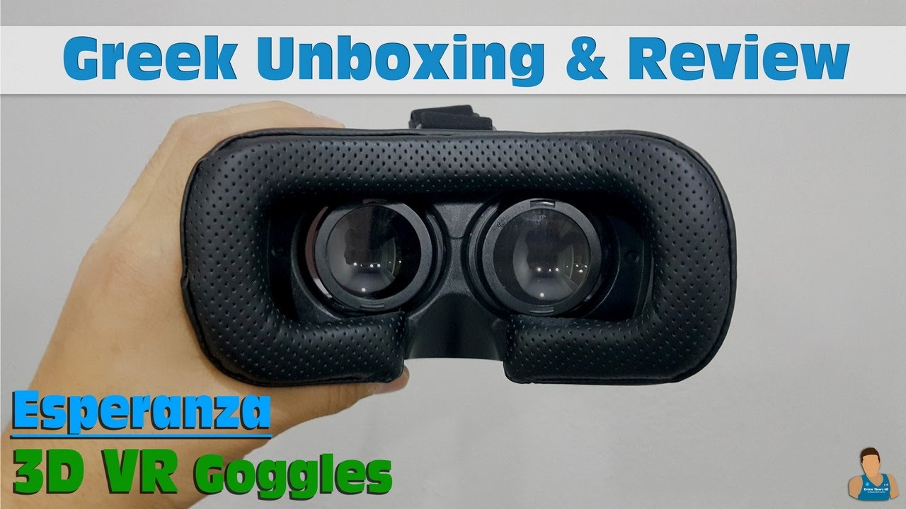 Esperanza VR Headset Unboxing & Review (Greek) - YouTube