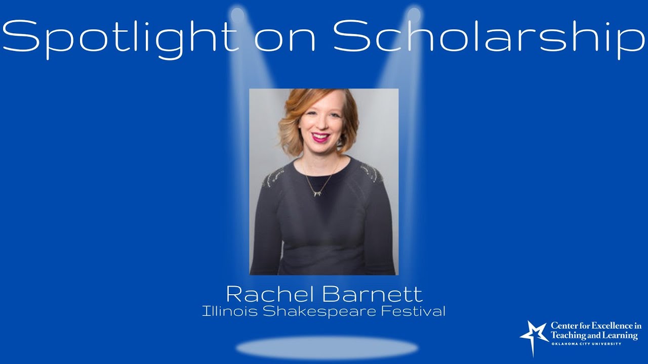 Spotlight on Scholarship - Rachel Barnett - September 2022 - teaser ...
