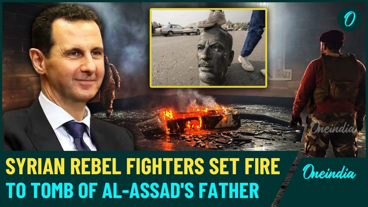 Syria BREAKING| Assad’s Father’s Tomb Reduced to Ashes as Angry Rebels ...
