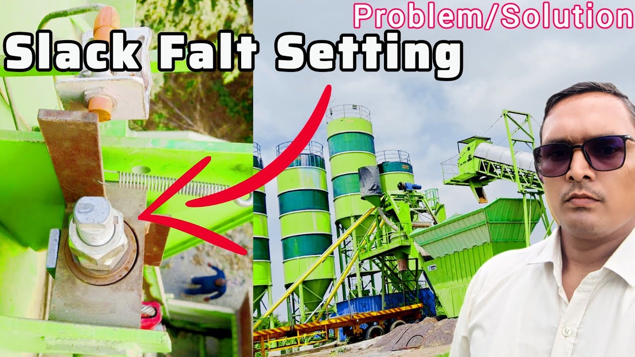 Batching plant skip motor slack fault setting problem / solution #slack ...
