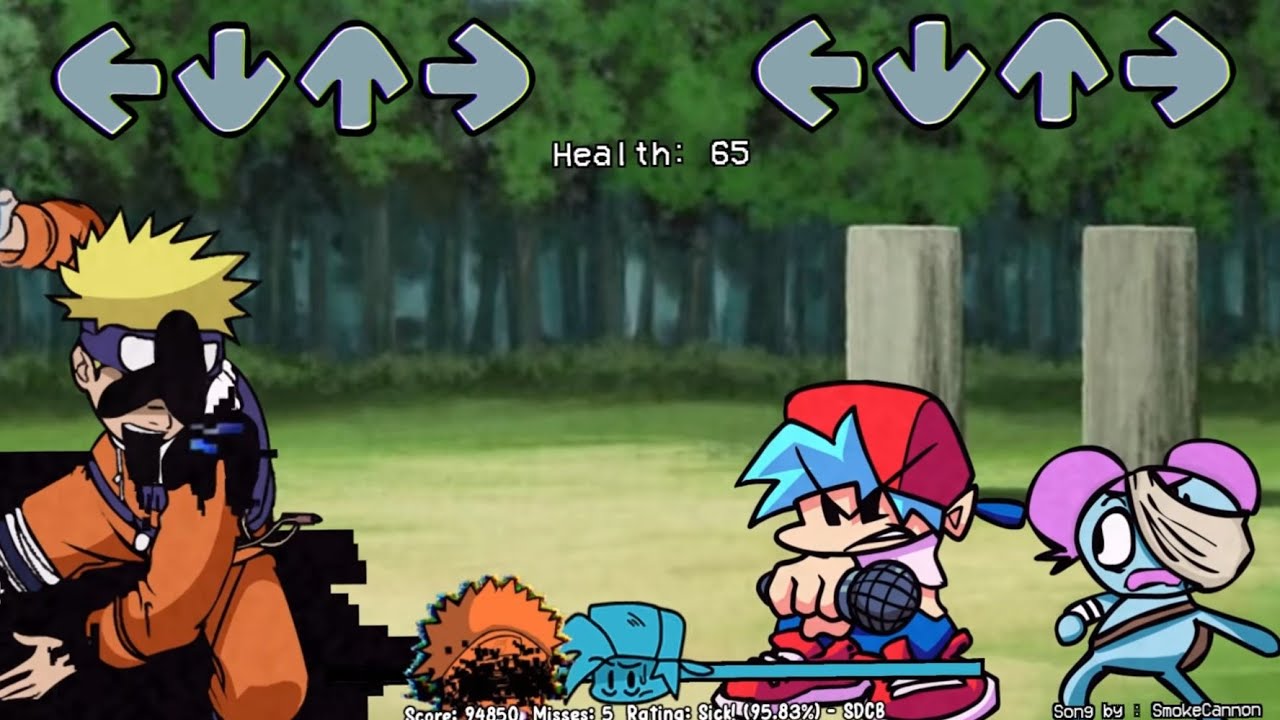 Friday Night Funkin VS New Corrupted Naruto Glitch(New Version update ...