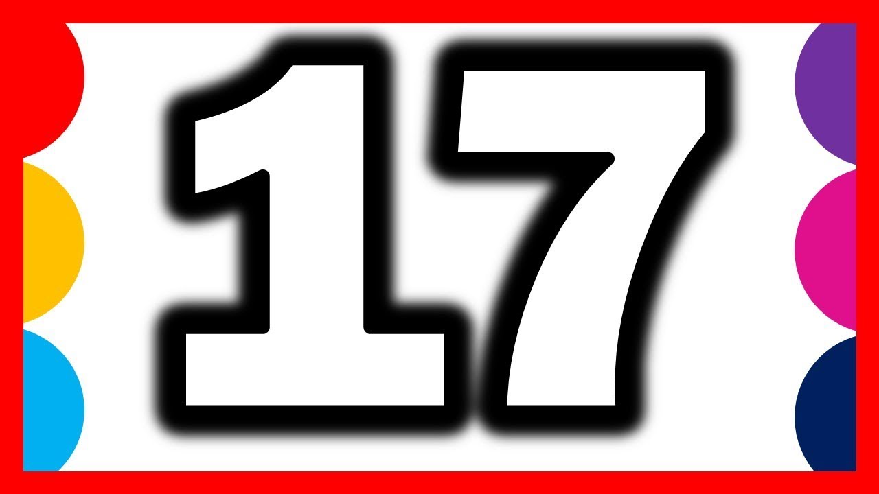 Number 17 Clipart