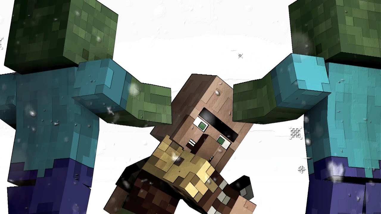 Minecraft Animation: A Day In A Villagers Life (4/6) - YouTube