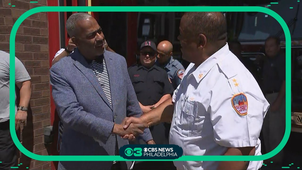 Camden's fire chief retires - YouTube