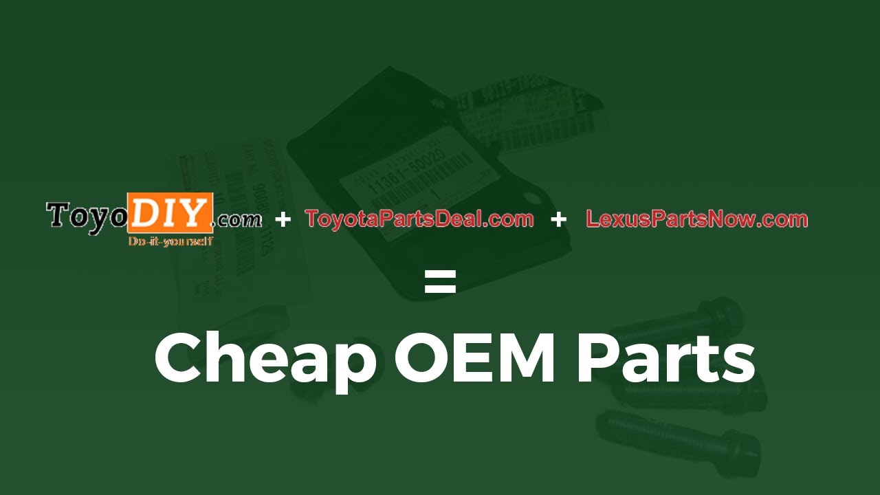 How to Find Cheap OEM Toyota and Lexus Parts Using ToyoDIY.com - YouTube