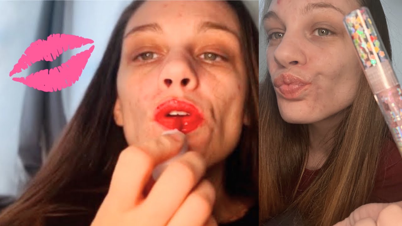Tingly ASMR Lip Gloss Application & Relaxing Mouth Sounds - YouTube