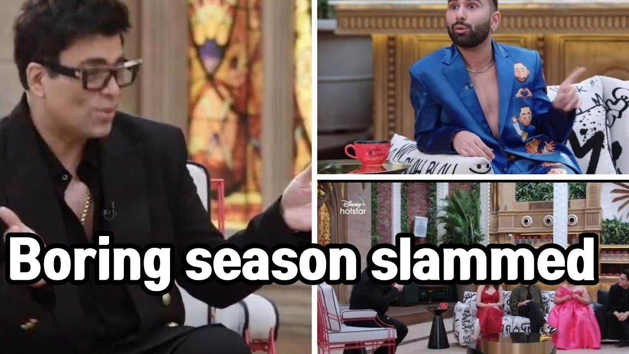 Koffee with Karan 8: Viewers slam boring season - YouTube