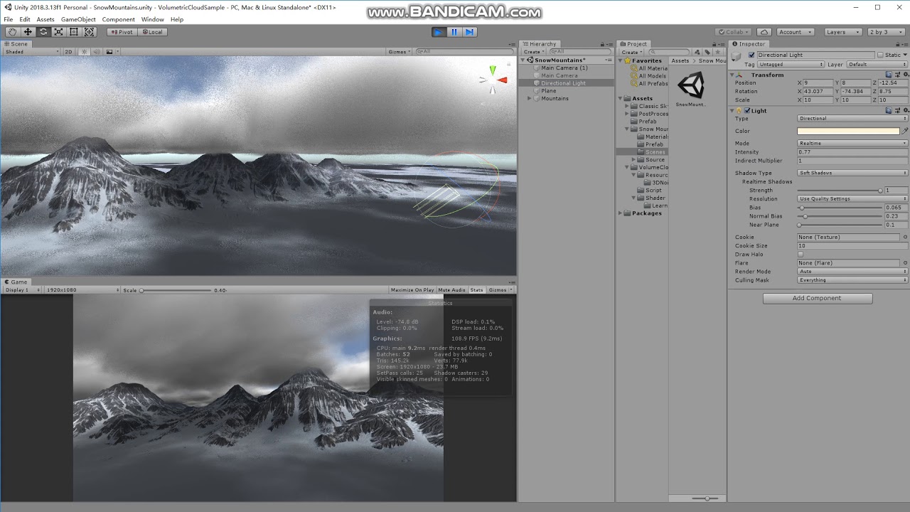 Volumetric cloud and screen space cloud shadow - YouTube