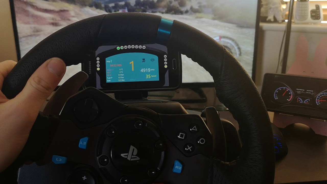 SimHub Dash board test on three mobile phones - YouTube