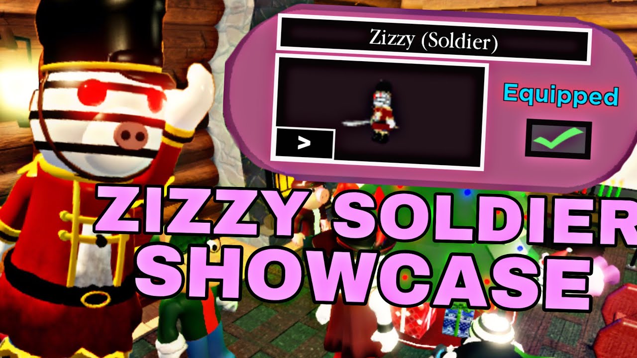 NEW ZIZZY SOLDIER SKIN SHOWCASE + JUMPSCARE | Roblox Piggy - YouTube