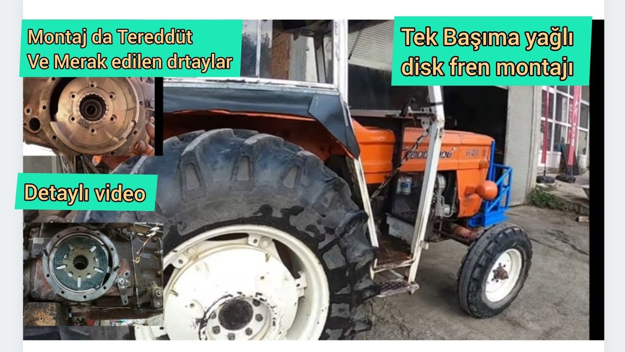 Fiat 640 Traktör Detaylı Disk Fren Montajı / Fiat 640 Tractor Detailed Disc Brake Installation ...